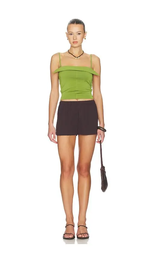 Nanushka Marinie Top - Green