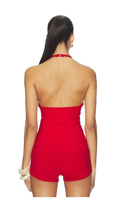 GEEL Carly Halter Top - Red