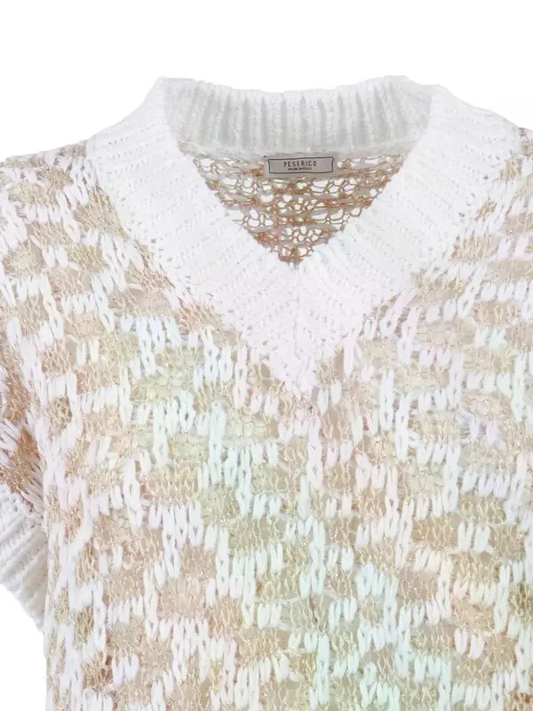 Peserico Knitted V-neck Vest