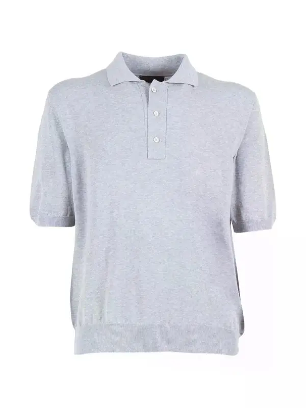ZANONE Buttoned Polo Shirt - Grey