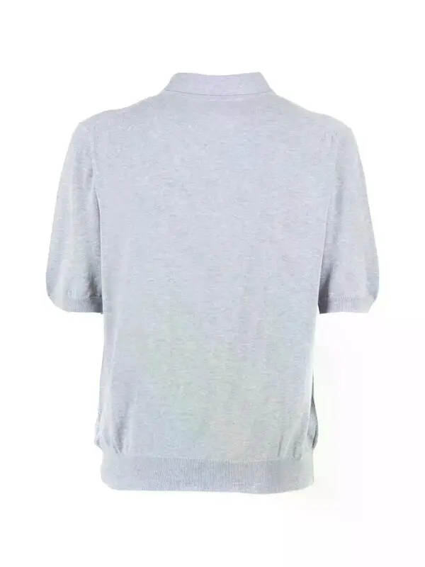 ZANONE Buttoned Polo Shirt - Grey