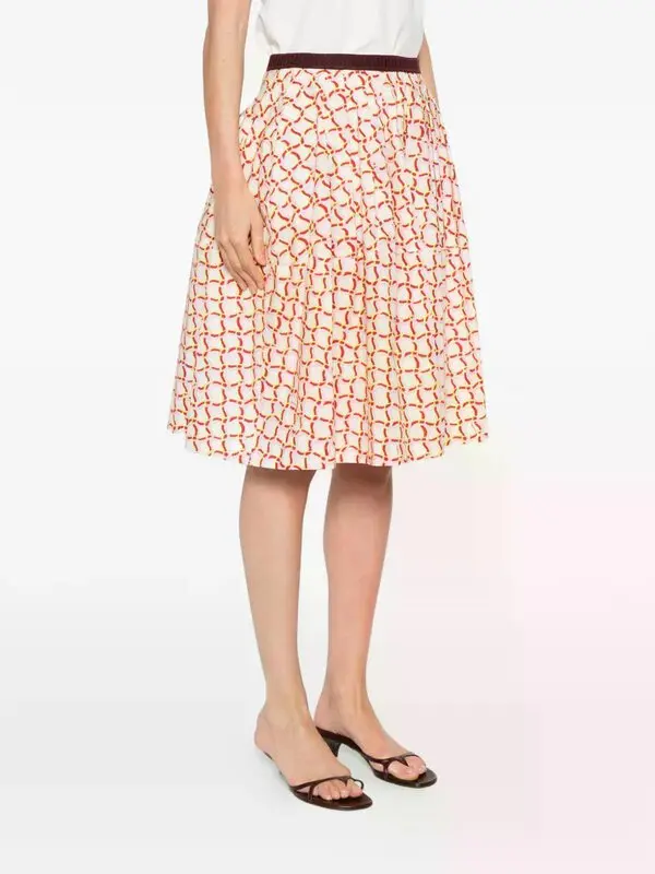 Marni Geometric Print Skirt