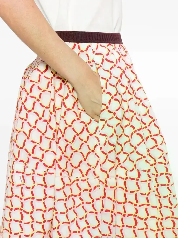 Marni Geometric Print Skirt