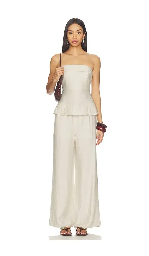 Heartloom Anne Strapless Top - Beige