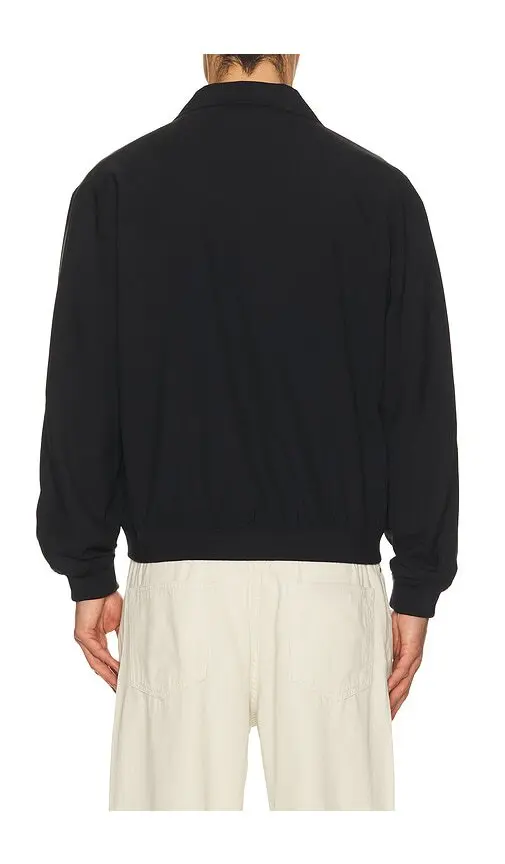 FRAME Wool Zip Blouson - Navy