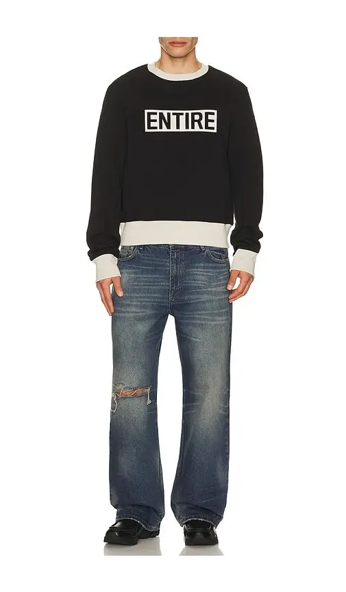 ENTIRE STUDIOS Contro Crew Sweatshirt - Black