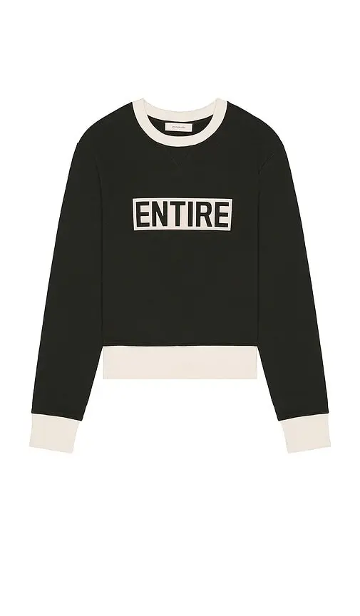 ENTIRE STUDIOS Contro Crew Sweatshirt - Black