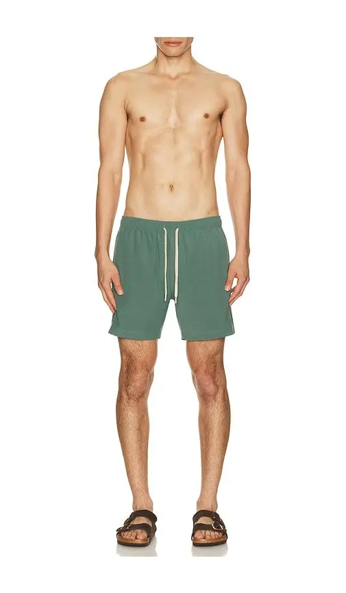 Faherty Brand All Day 6" Swimtrunks - Green