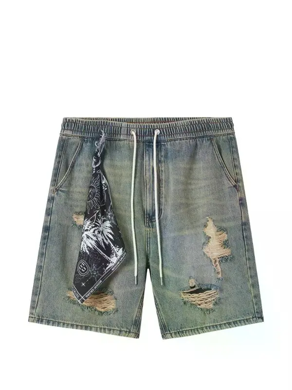 MUSIUM DIV. Distressed Denim Shorts