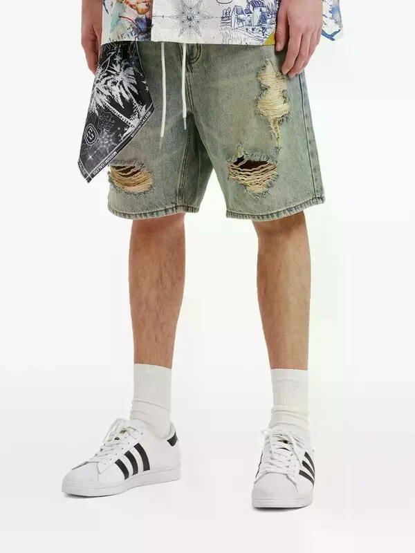 MUSIUM DIV. Distressed Denim Shorts