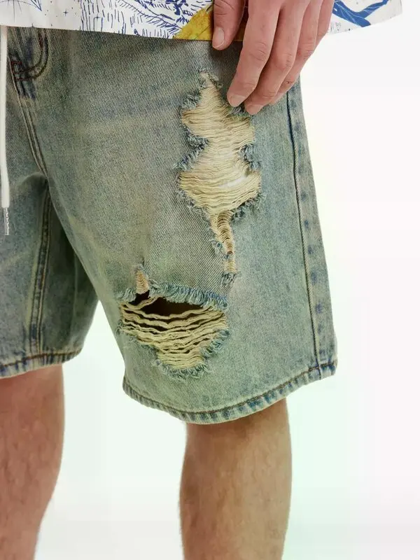 MUSIUM DIV. Distressed Denim Shorts