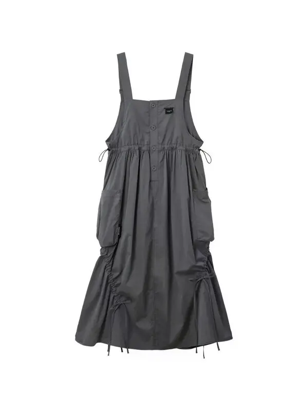 MUSIUM DIV. Button Pockets Dress - Grey