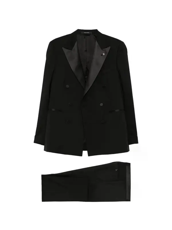 Tagliatore Double-breasted Suit - Black