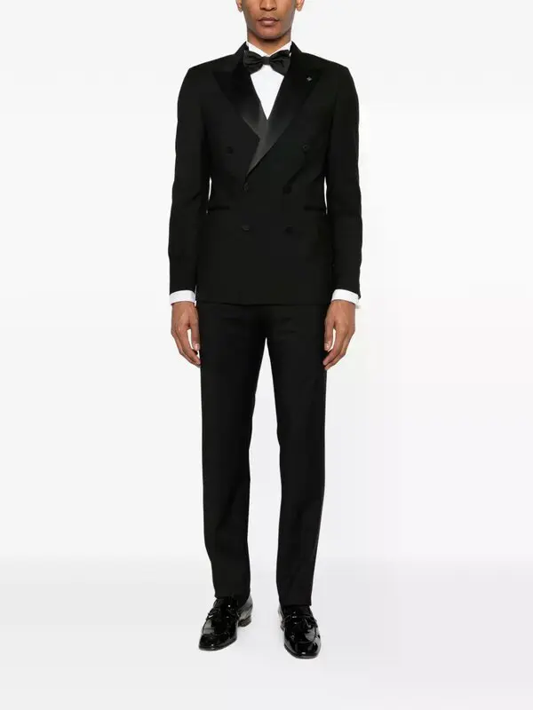 Tagliatore Double-breasted Suit - Black