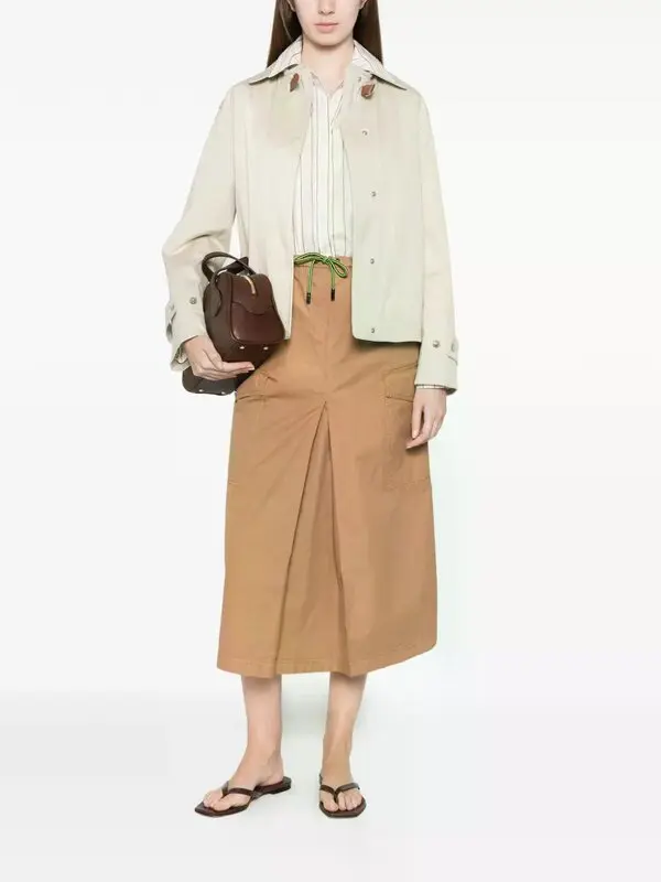 Herno Cargo Drawstring Skirt