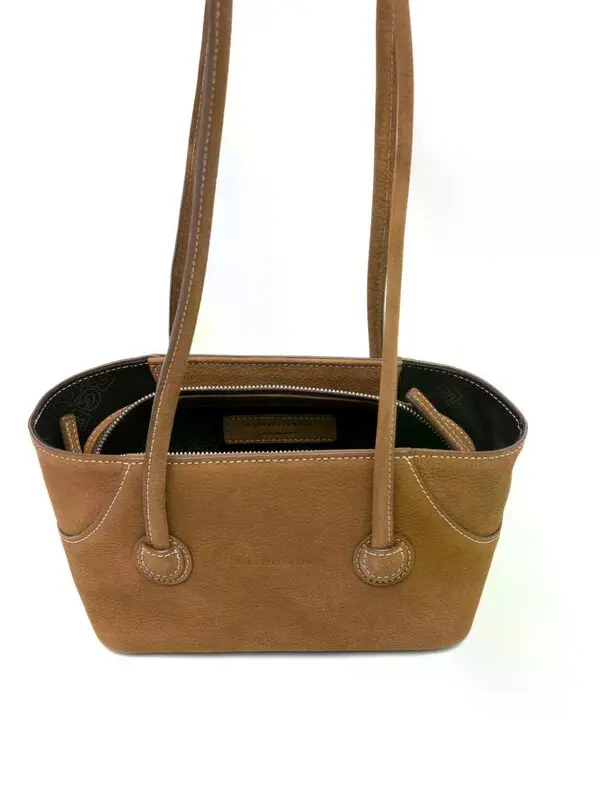 MARGESHERWOOD Topstitch Shopper Shoulder Bag - Brown