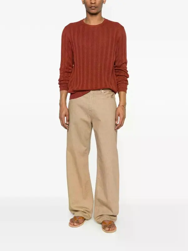 SCAGLIONE Striped Crewneck Sweater