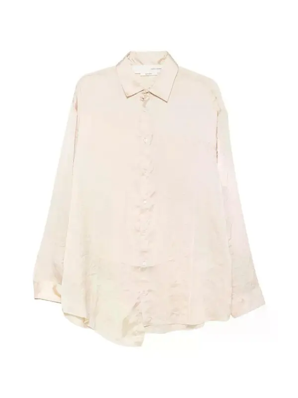 Isabel Benenato Crinkled Shirt