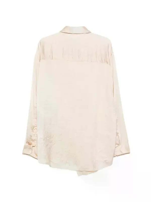 Isabel Benenato Crinkled Shirt