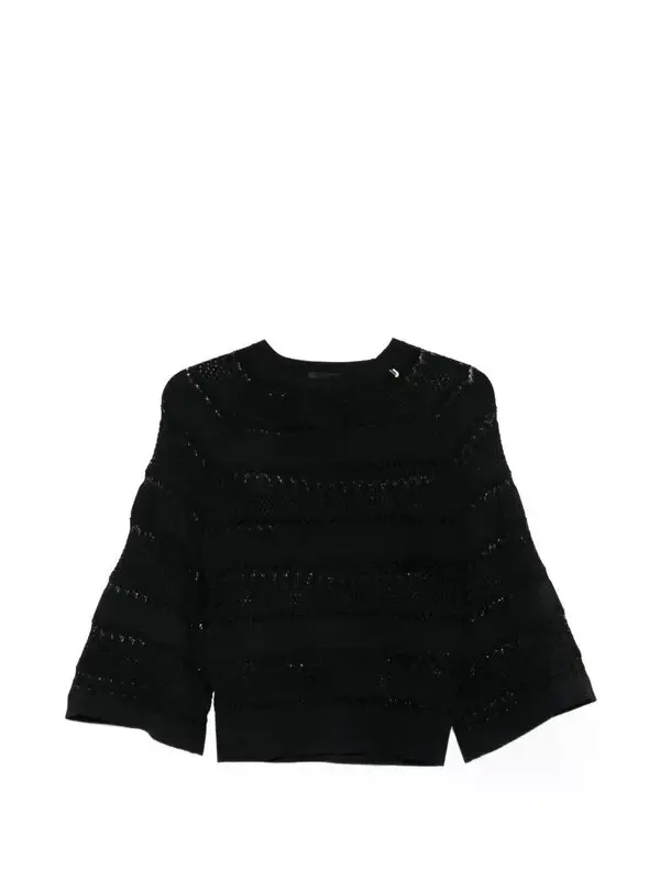 Liu Jo Crochet Knit Top