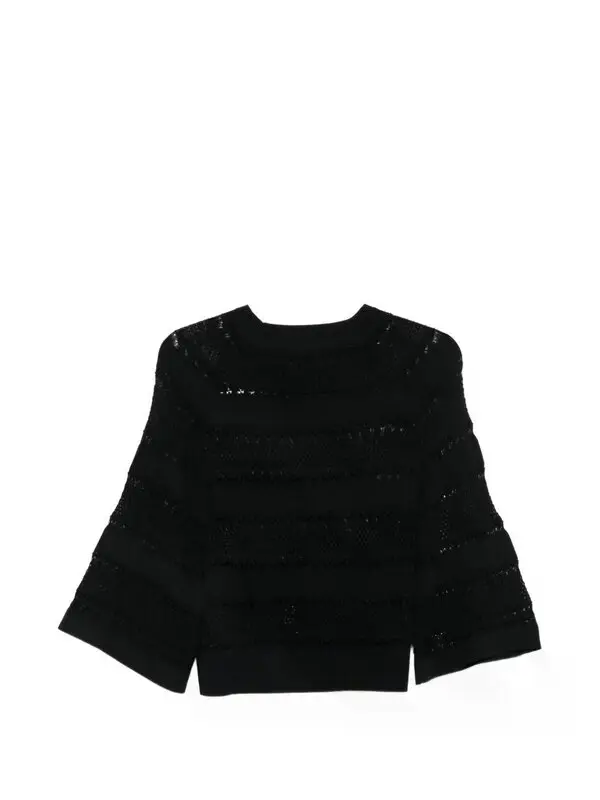 Liu Jo Crochet Knit Top