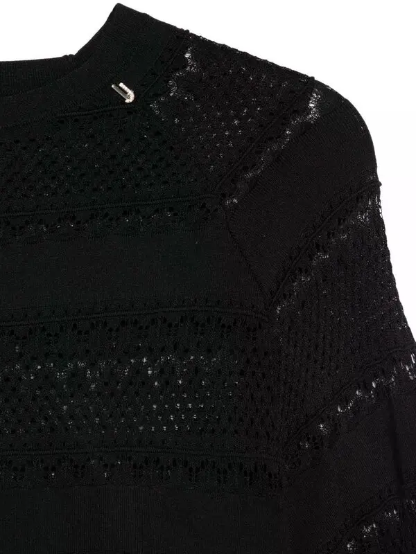 Liu Jo Crochet Knit Top