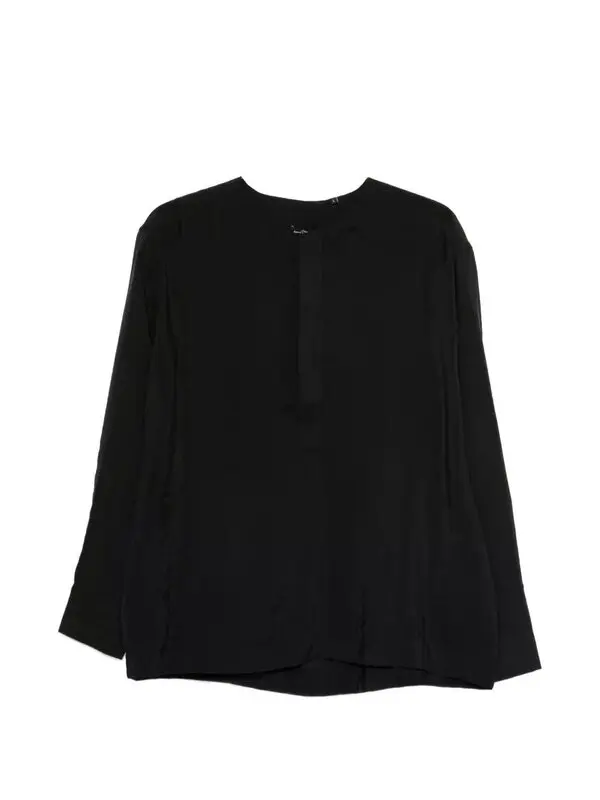 DANIELE ALESSANDRINI Buttoned Polo Shirt - Black