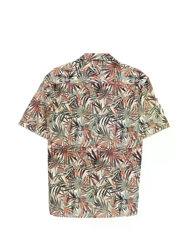 DANIELE ALESSANDRINI Leaf-print Shirt