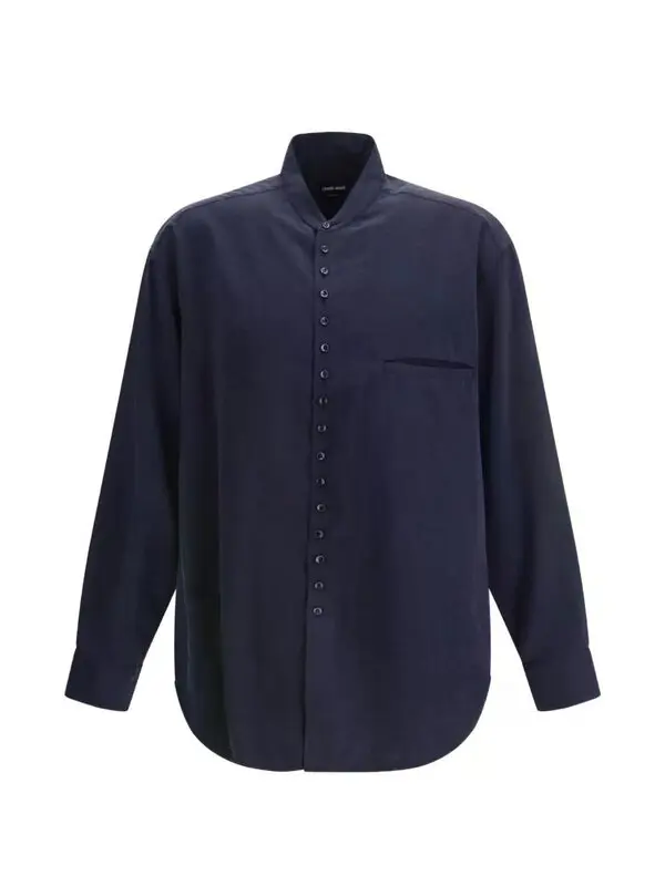 Giorgio Armani Band-collar Shirt