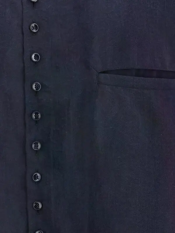 Giorgio Armani Band-collar Shirt