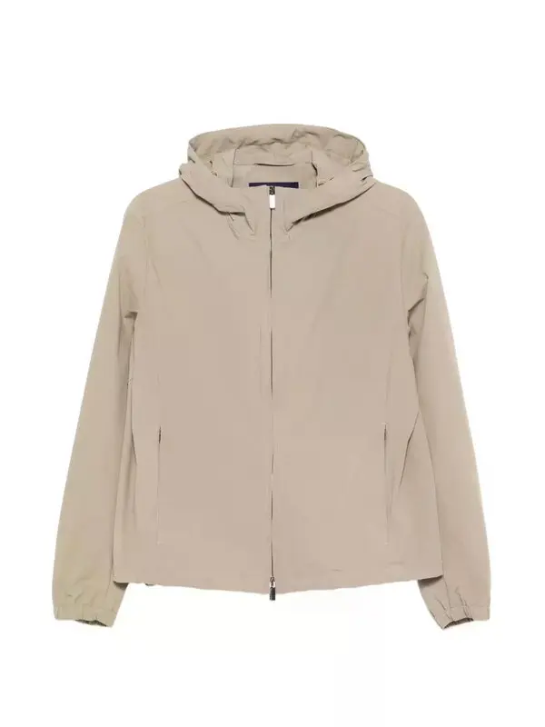Paul & Shark Hooded Zip Jacket - Neutrals