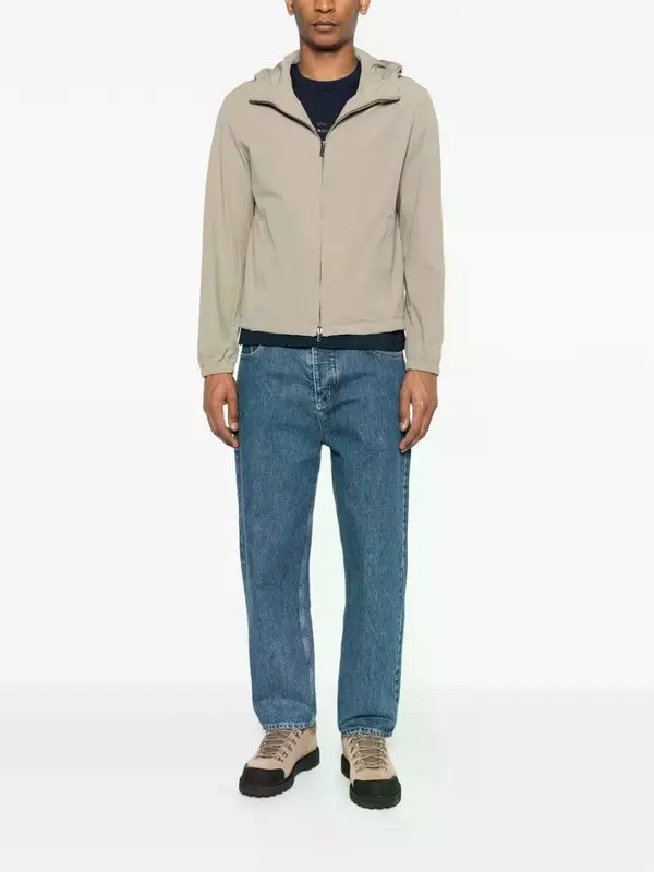 Paul & Shark Hooded Zip Jacket - Neutrals