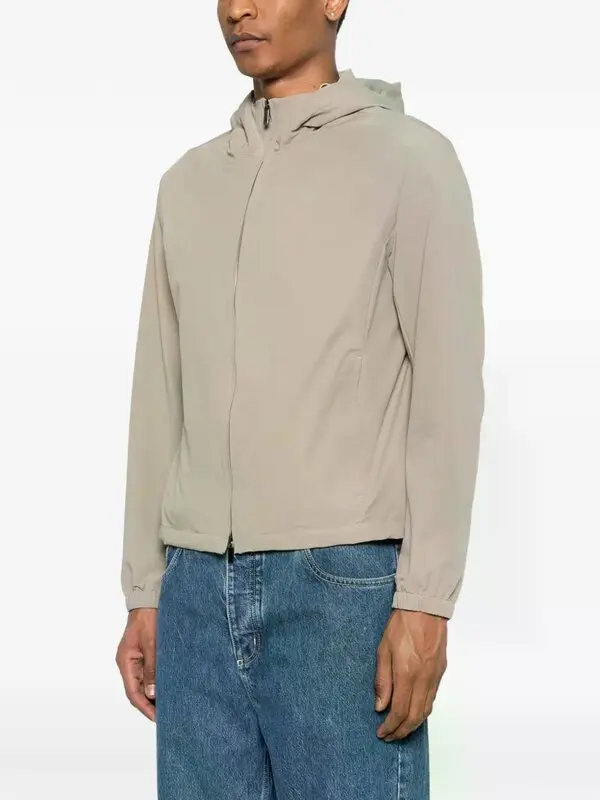 Paul & Shark Hooded Zip Jacket - Neutrals