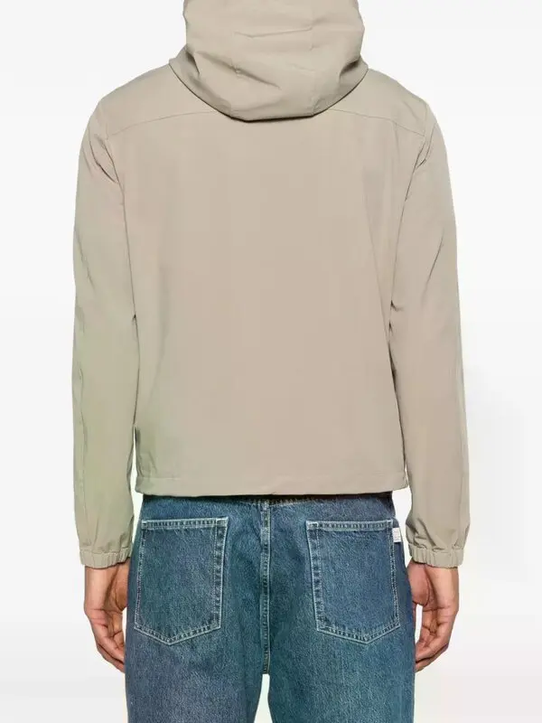Paul & Shark Hooded Zip Jacket - Neutrals