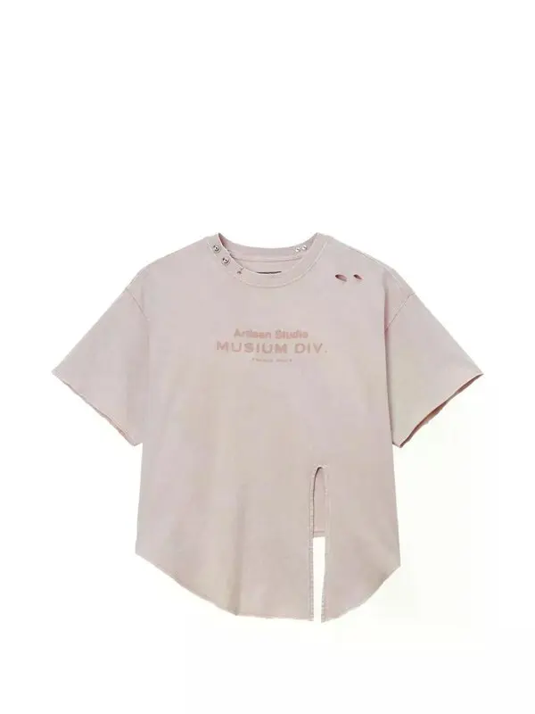 MUSIUM DIV. Distressed Relaxed-fit T-shirt