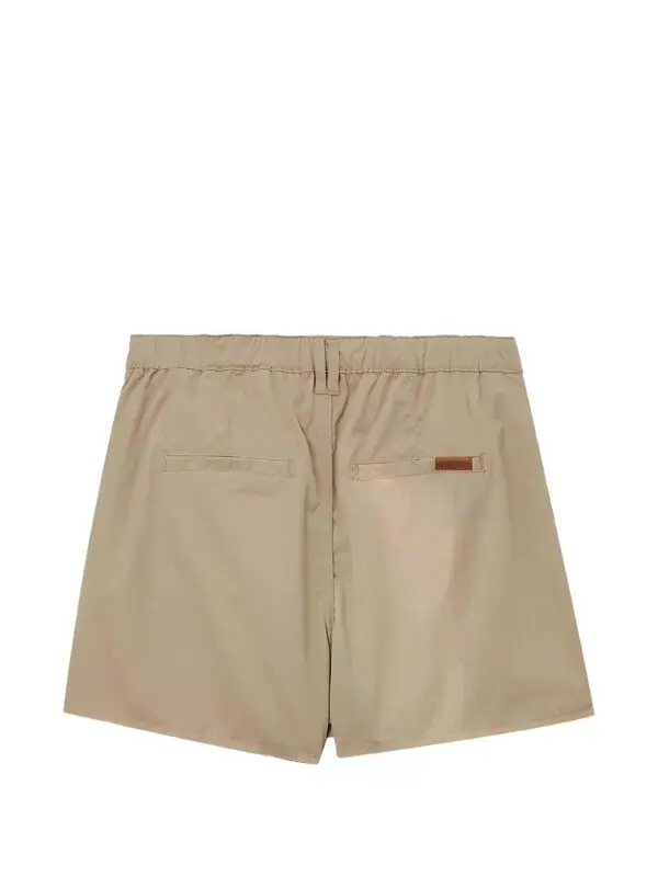 MUSIUM DIV. Pleated Heart-charm Shorts - Neutrals