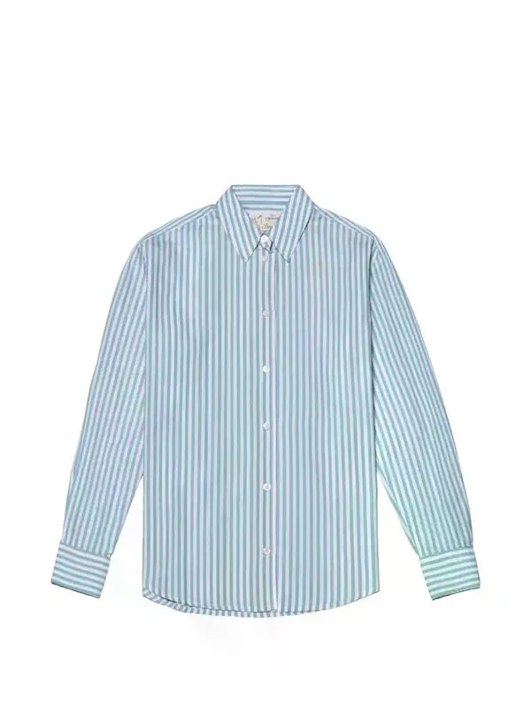 MC2 SAINT BARTH Striped Shirt - Blue