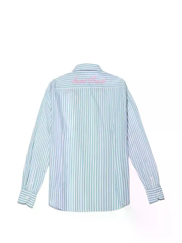 MC2 SAINT BARTH Striped Shirt - Blue