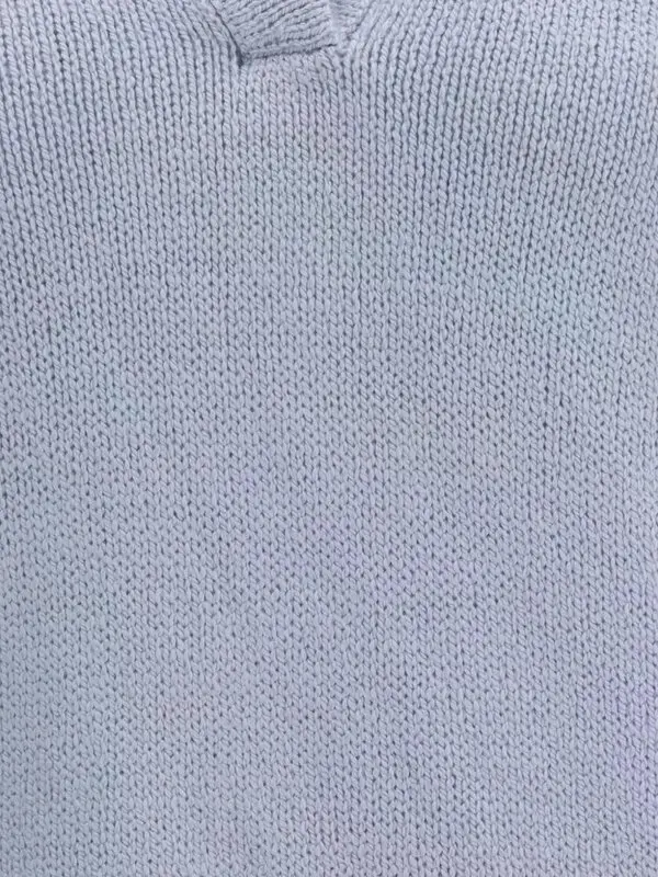 Gabriela Hearst Sohan Short-sleeved V-neck Sweater - Blue