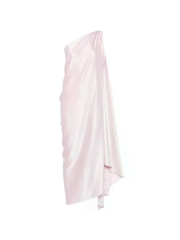 STEPHAN JANSON Draped One-shoulder Dress
