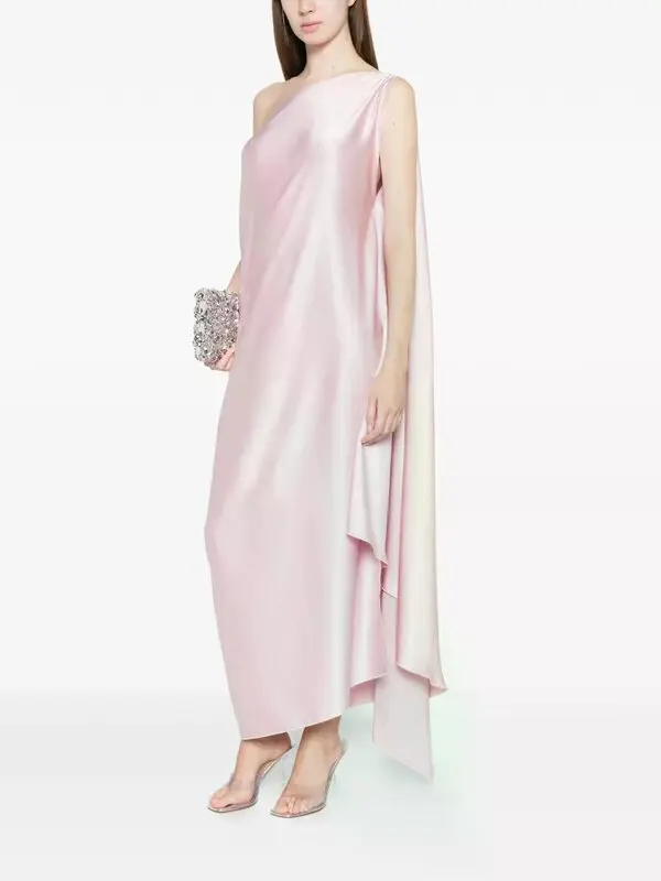 STEPHAN JANSON Draped One-shoulder Dress