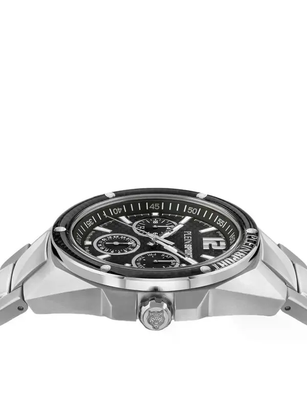 PLEIN SPORT 47mm Round Bracelet Watch - Black