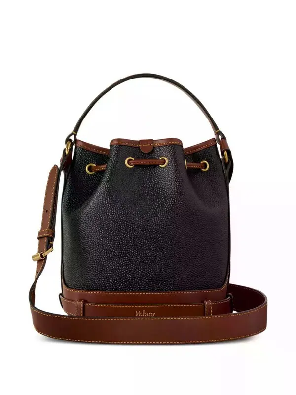 Mulberry Scotchgrain Bucket Bag With Buckle Detail