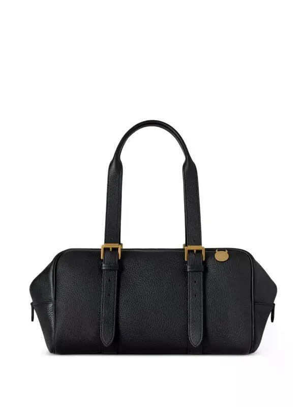 Mulberry Buckled-strap Boston Shoulder Bag - Black