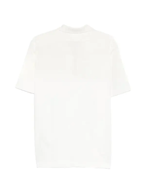C.P. COMPANY Zip-up Polo Shirt - Neutrals