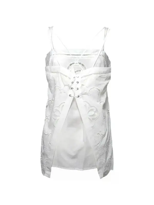 FRONT STREET 8 Floral Embroidered Sleeveless Top