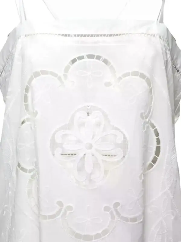 FRONT STREET 8 Floral Embroidered Sleeveless Top