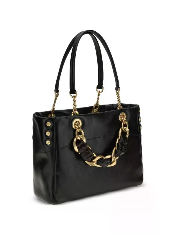 Balmain 1945 Soft Cabas Shoulder Bag - Black