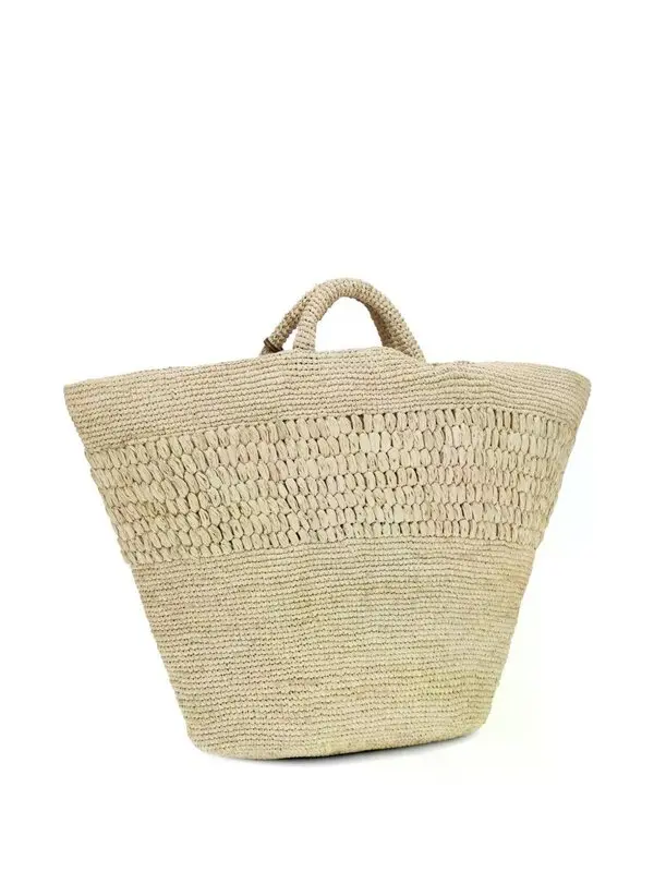 Manebí Raffia Beach Bag - Neutrals