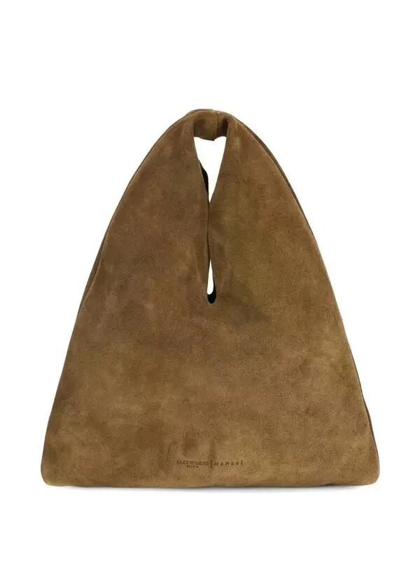 Manebí Louis Suede Shoulder Bag - Brown